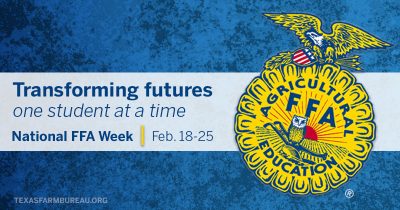 FFA isn’t just for farm kids – Texas Farm Bureau – Table Top